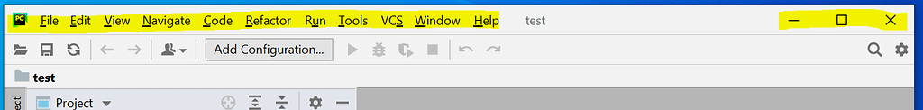 How to place menu bar on frame's title bar and keep "minimize, maximize ...
